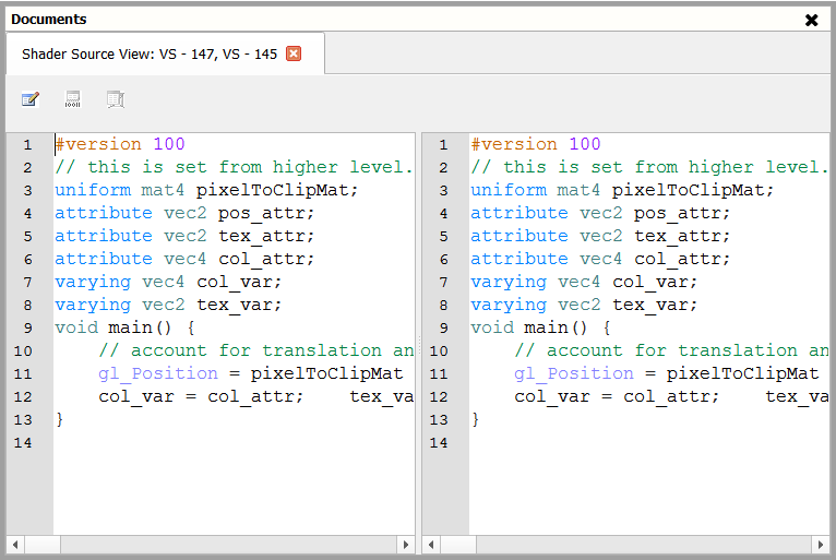 Dynamic Shader Editing