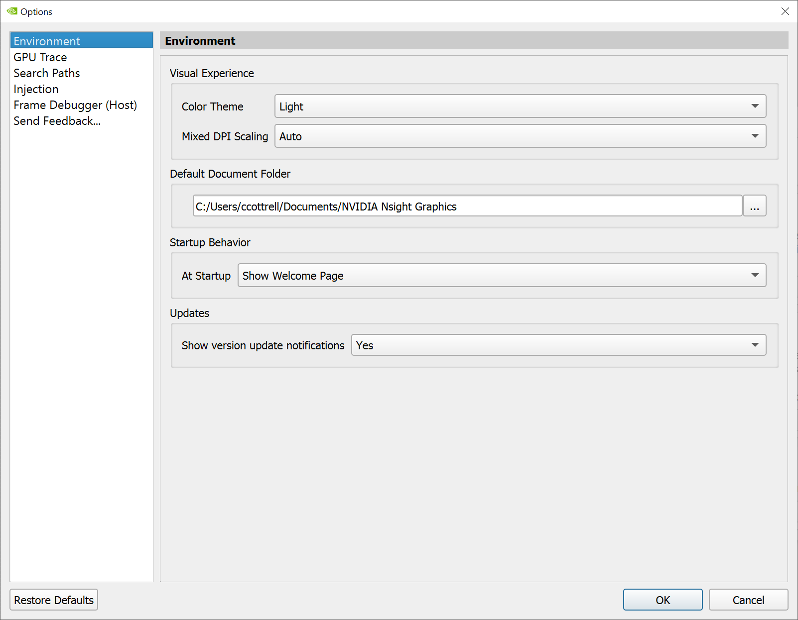 User Guide :: Nsight Graphics Documentation
