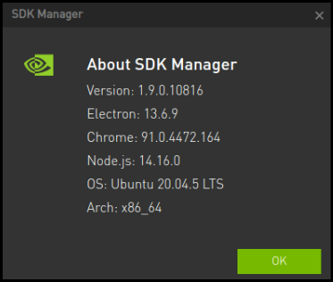 SDK Manager Settings :: NVIDIA SDK Manager Documentation